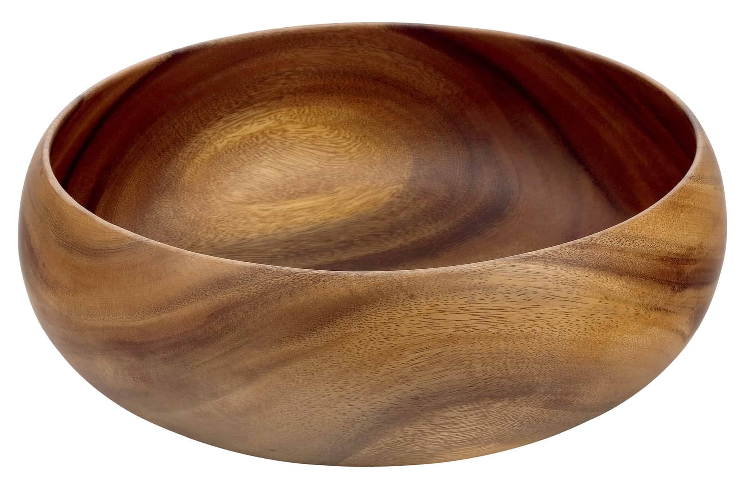Pacific Merchants Acaciaware Large Hand Made Salad Bowl